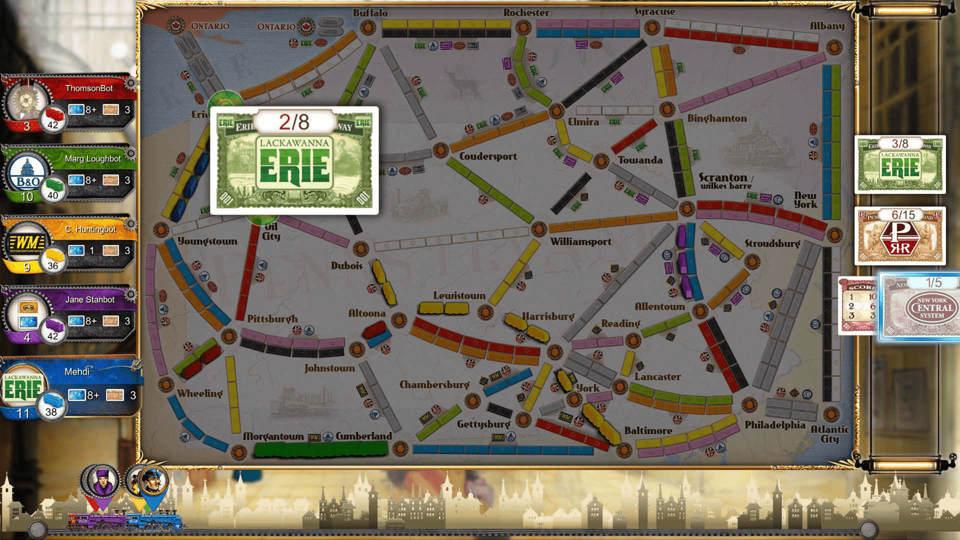 Ticket to Ride Pennsylvania Expansion Map DLC – Epic Games Store