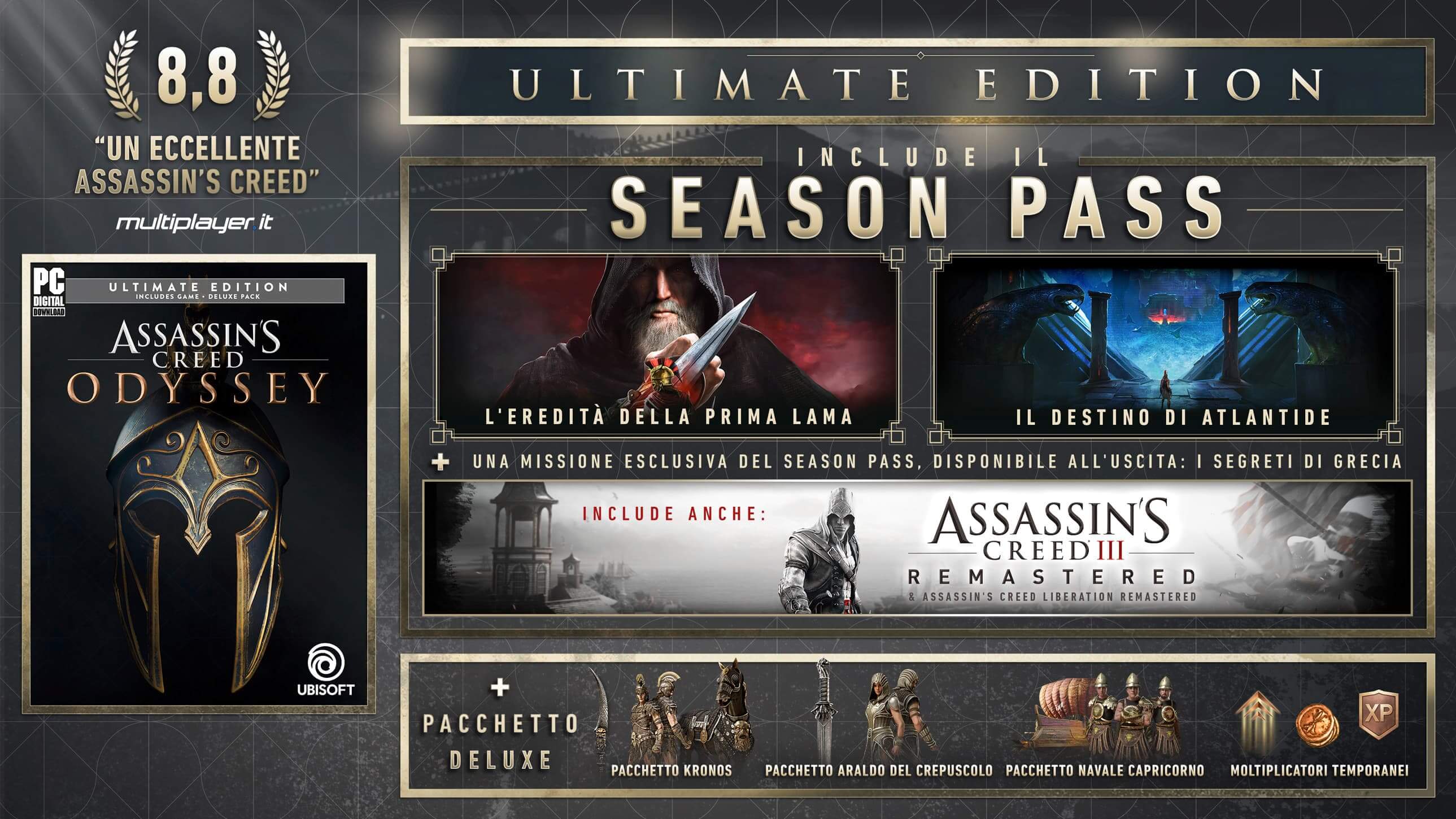 Assassin's Creed Odyssey Ultimate Edition | Acquistalo e scaricalo ...