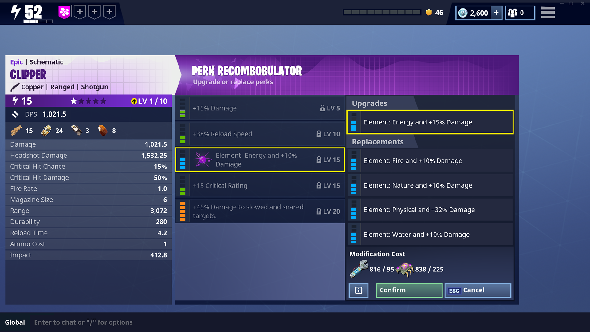 Item Perk Recombobulator