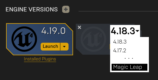 Unreal Engine 4 supports Magic Leap One™