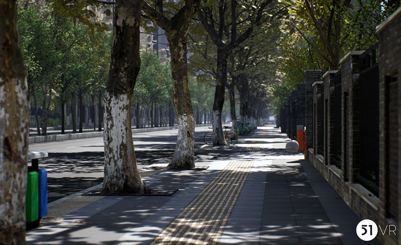 51VR Crafts Photorealistic City Streets in Unreal Engine for AI Training