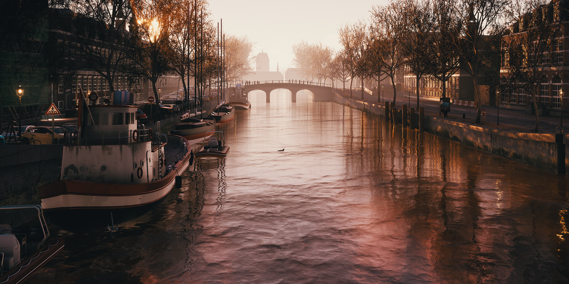 A sunset in Amsterdam: the winning entry of our previous Twinmotion ...