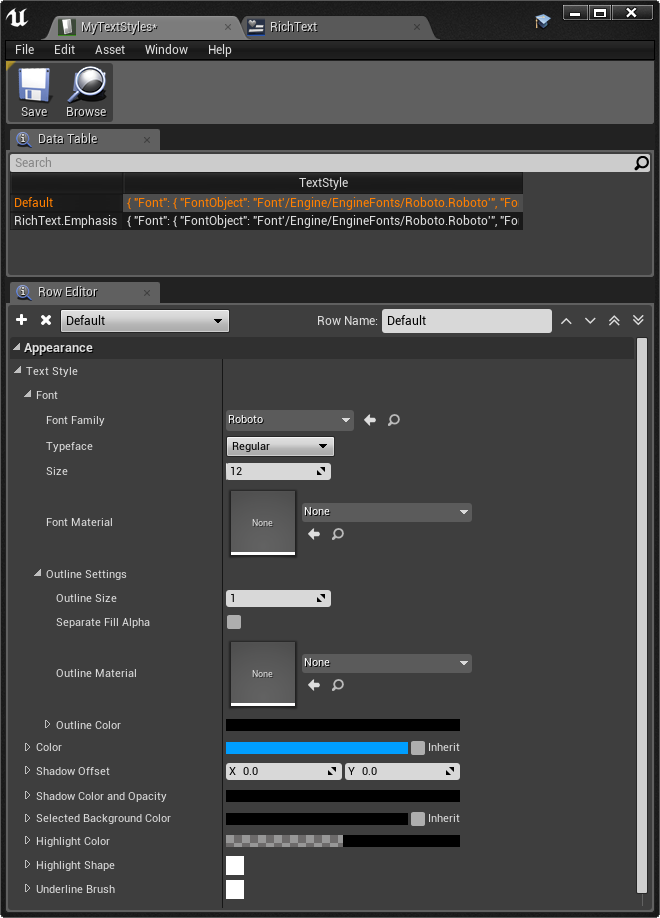 Advanced Text Styling with Rich Text Block - Unreal Engine