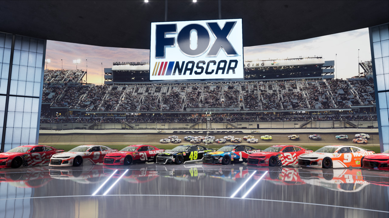 FOX Sports unveils its most advanced studio for NASCAR season - Unreal ...
