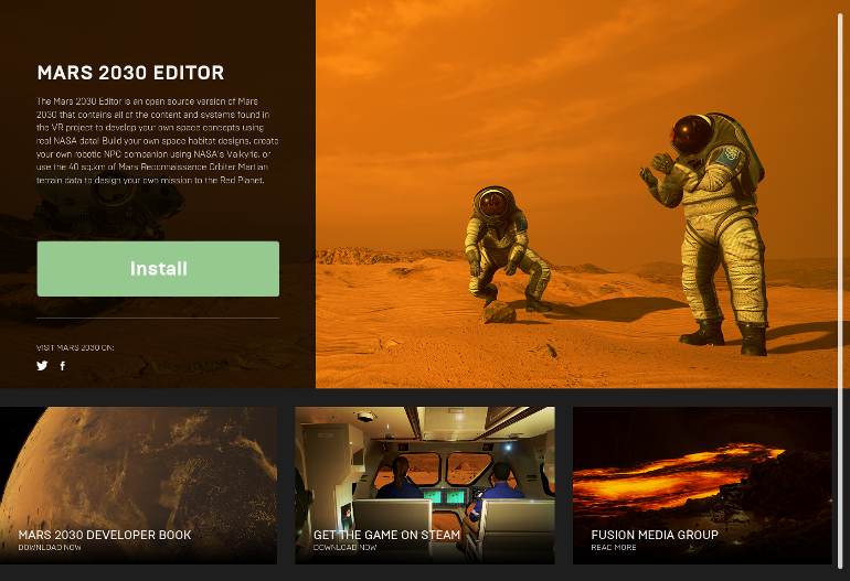 Fusion Releases Mars 2030 Editor as Part of Larger Collaboration with ...