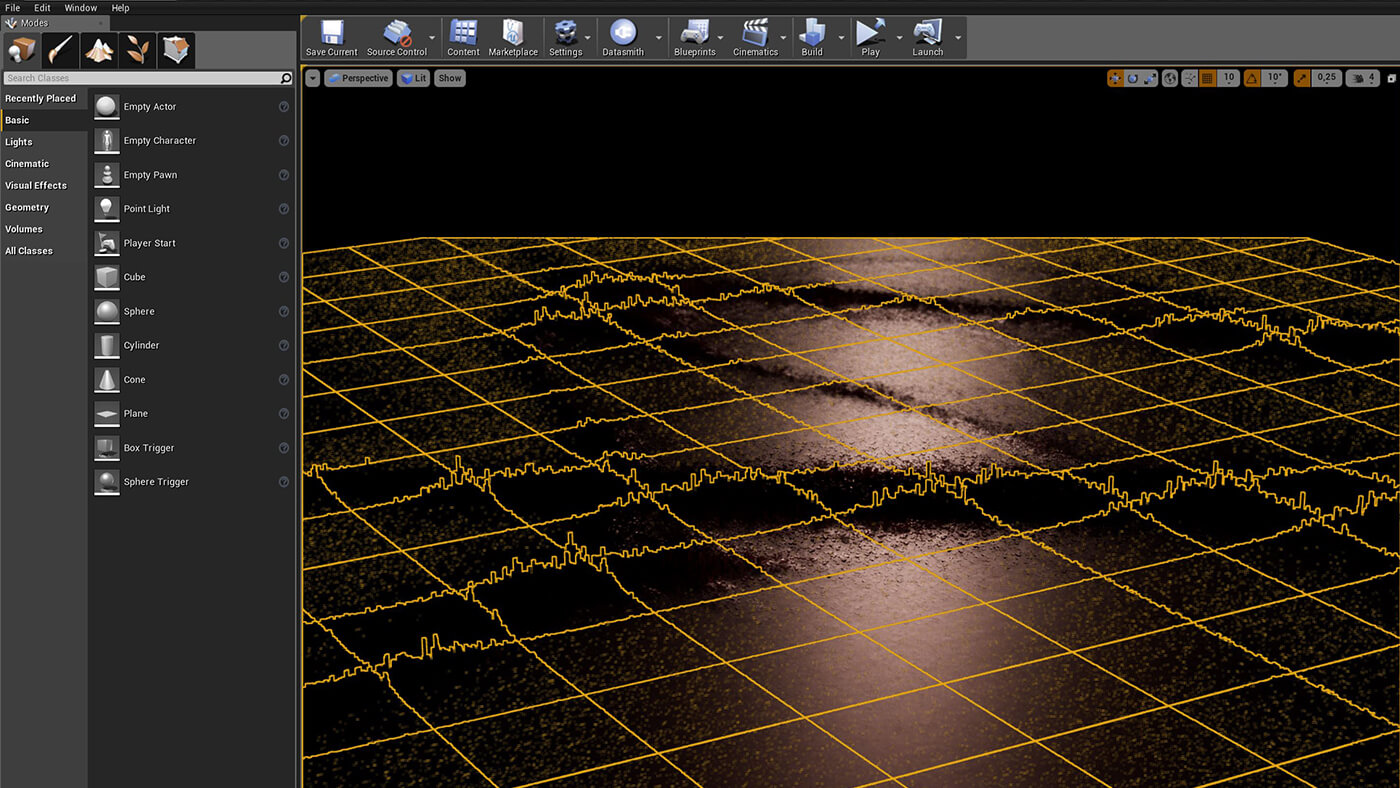 How an RWU student elegantly animated thousands of cubes simultaneously in Unreal Engine