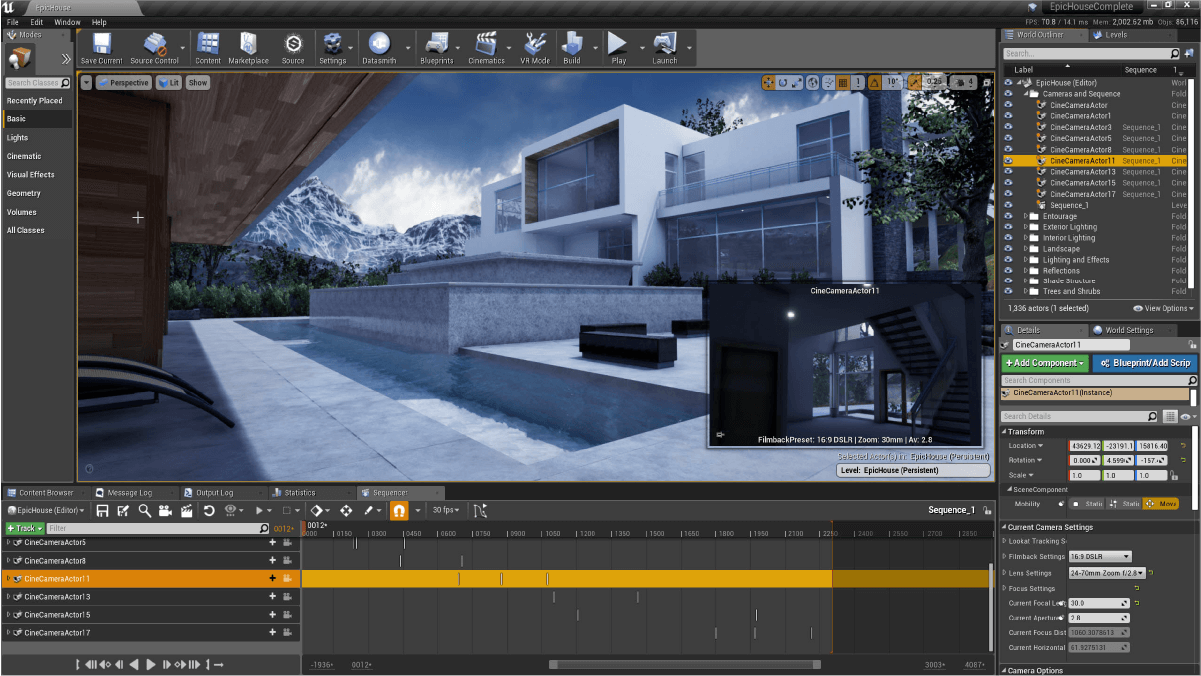 New Unreal Online Learning courses for learning AI with Blueprints, physics-based shotviz, and ...