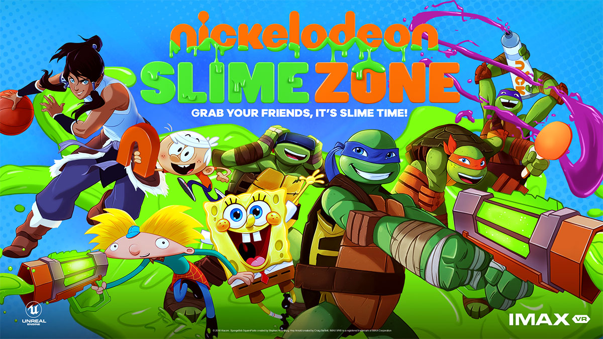 Nickelodeon’s SlimeZone multi-player VR experience comes to IMAX Centers - Unreal Engine