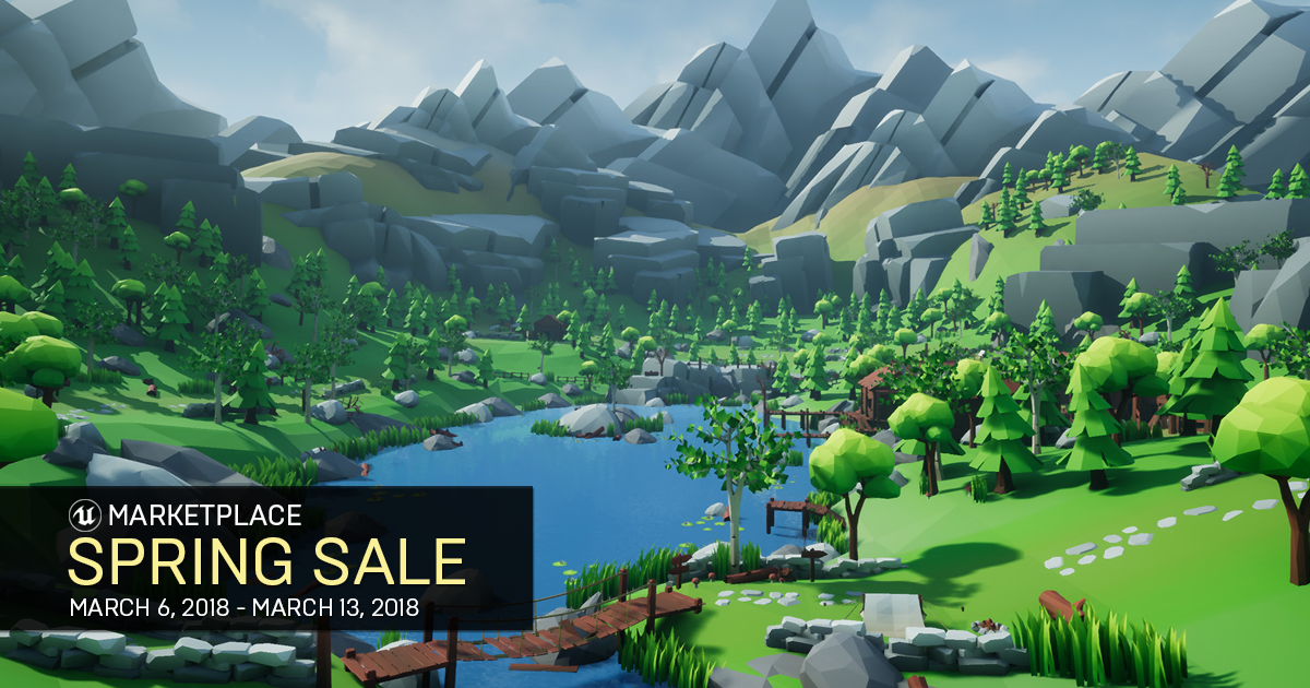 Save Big with the Unreal Engine Marketplace Spring Sale!