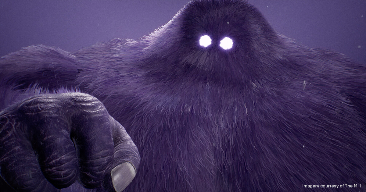 Unreal Engine drives monster puppet for The Mill and Monster.com