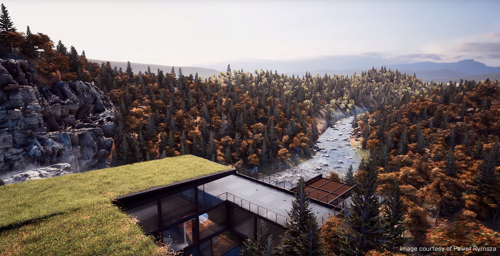 House at the Waterfall breakdown: the winning entry of Twinmotion ...