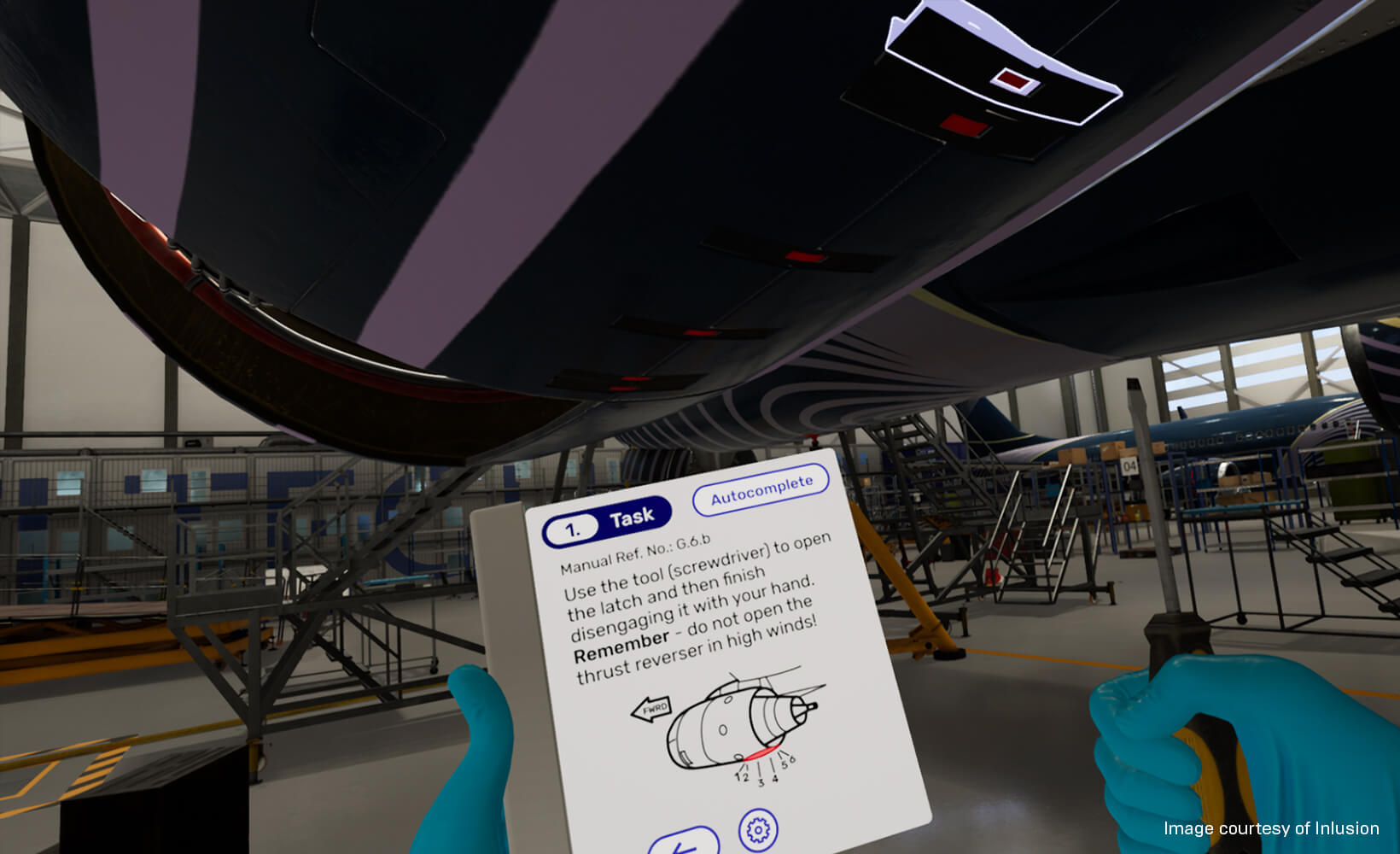 Beyond the manual: VR training on aircraft maintenance - Unreal Engine