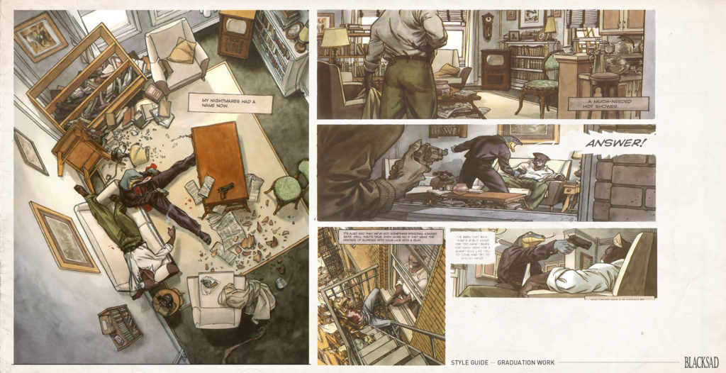 Blacksad breakdown: Howest student creates a playable 3D comic in UE4 ...