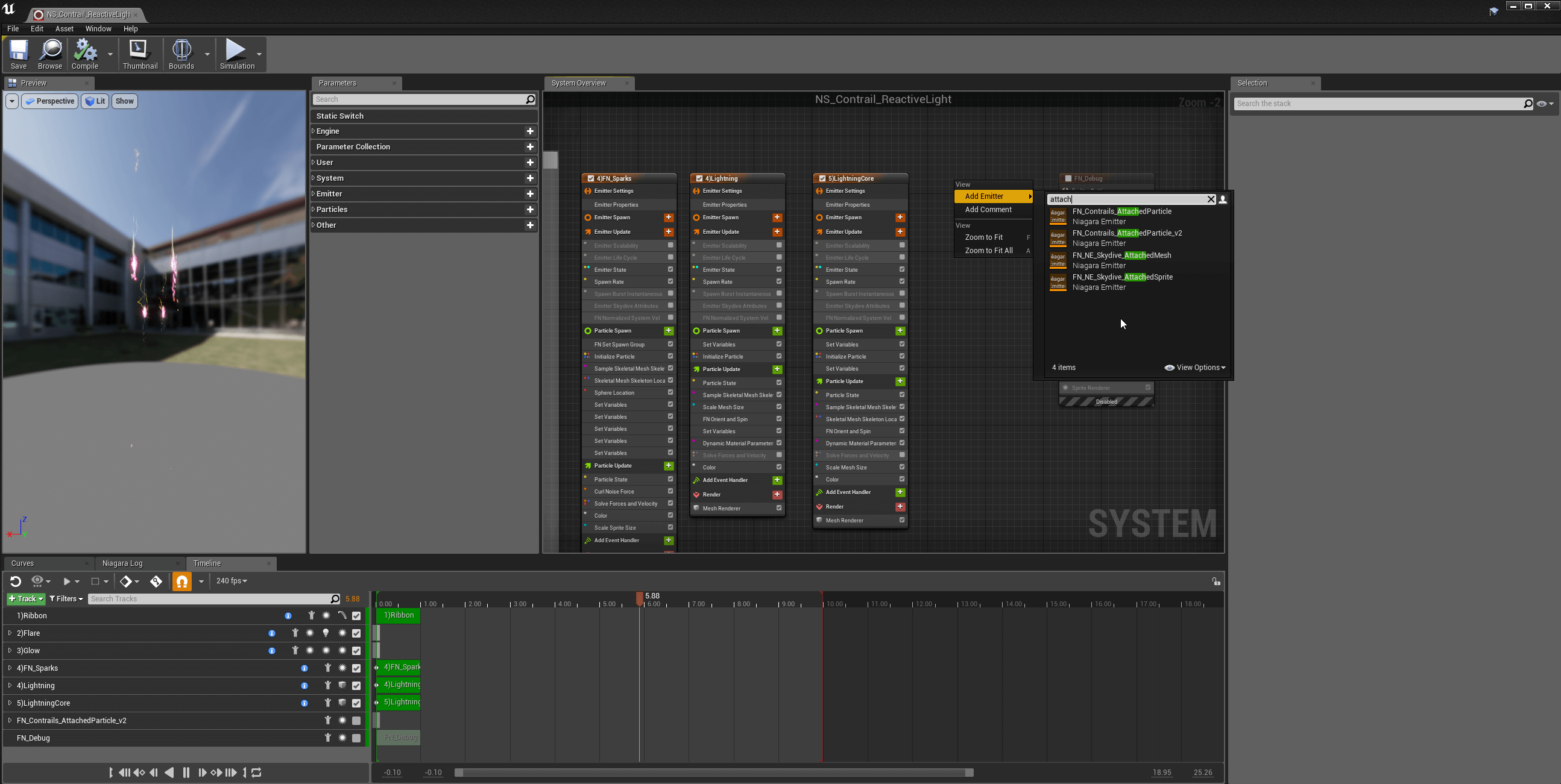 Visual Effects Unreal Thomas Cadman Games Design