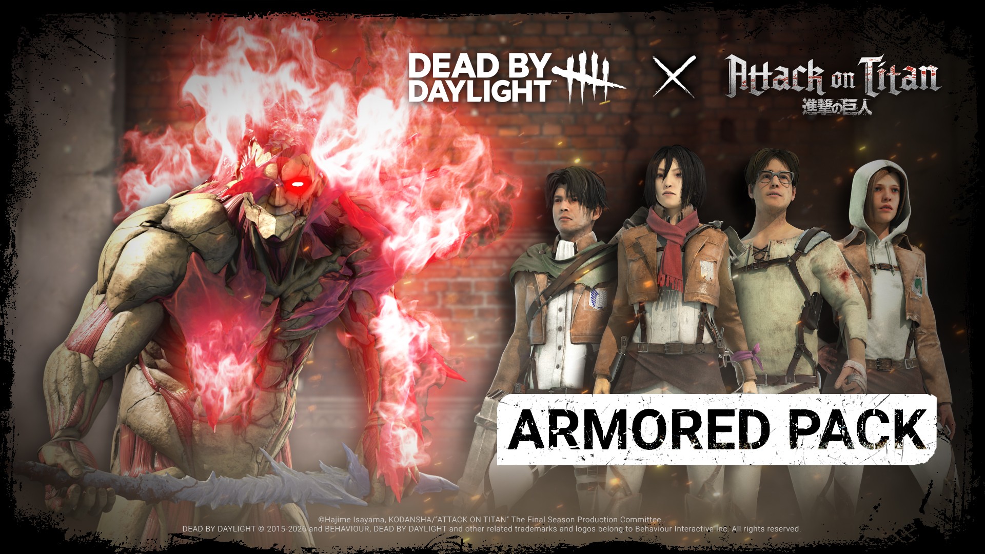 Attack On Titan Collab Pack