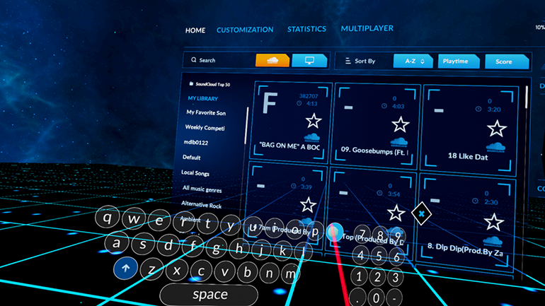 Rhythm Game Music Inside Based On Unreal Engine 4