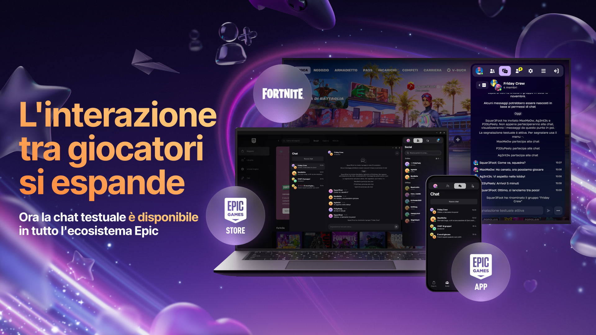 L'interazione tra giocatori si espande: ora la chat testuale è ...