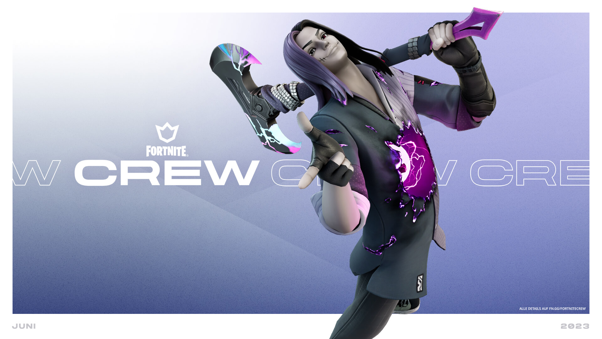 Styx ist im Fortnite-Crew-Paket für Juni auf Chaos aus