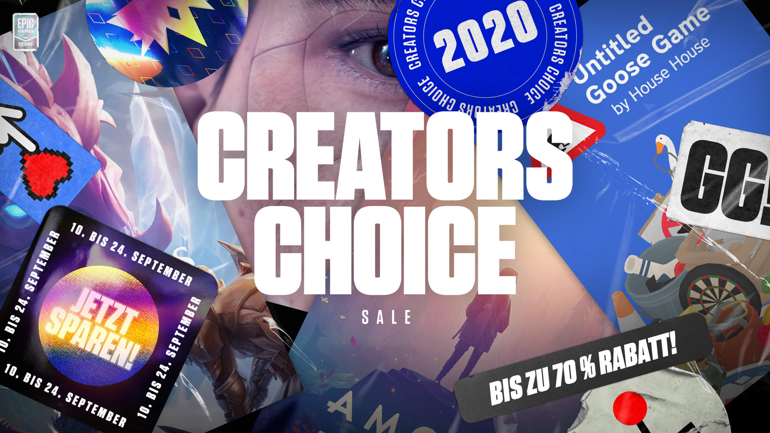 Der Creators Choice Sale fängt heute an. – Epic Games Store