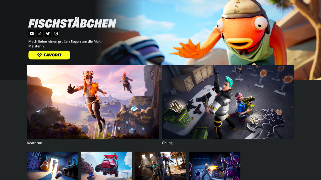 Creator-Seiten jetzt auf Fortnite.com verfügbar