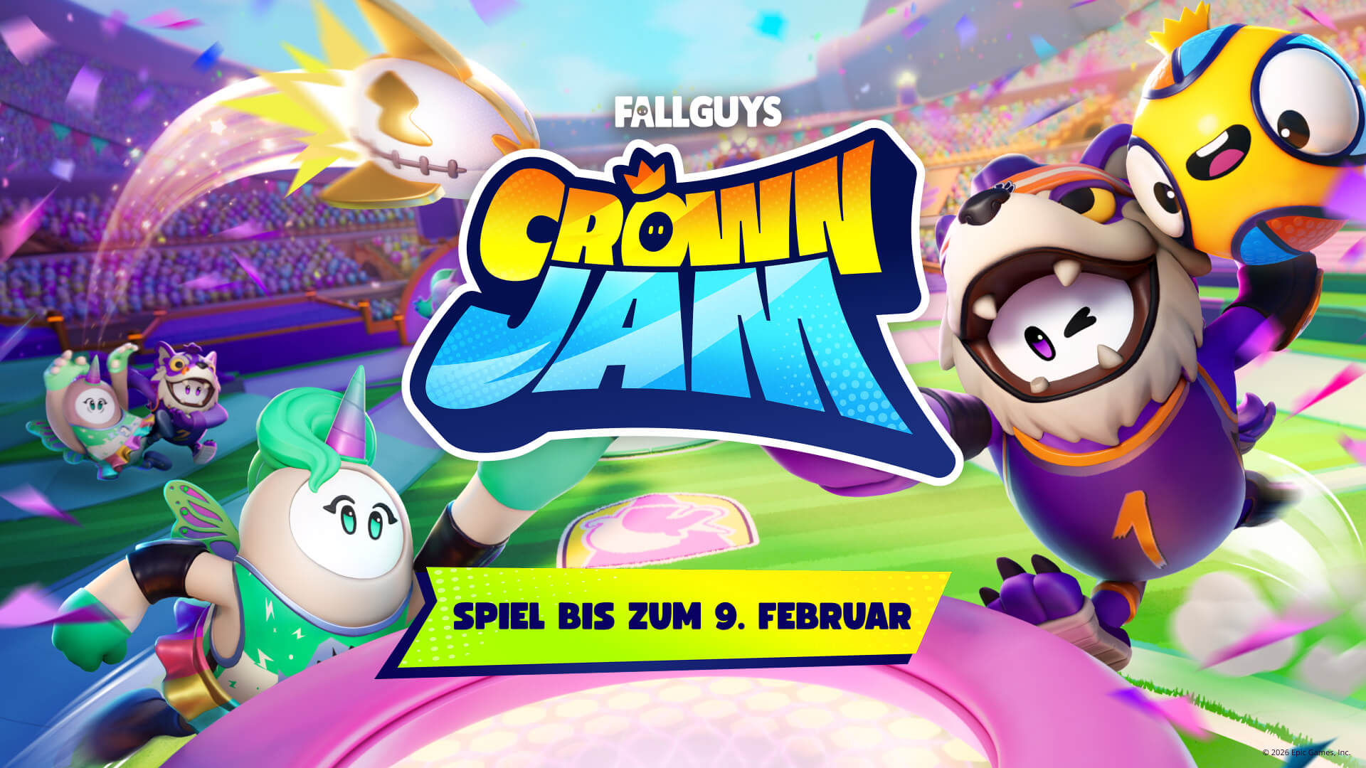 Fall Guys Crown Jam bolzt in Fortnite – Epic Games Store