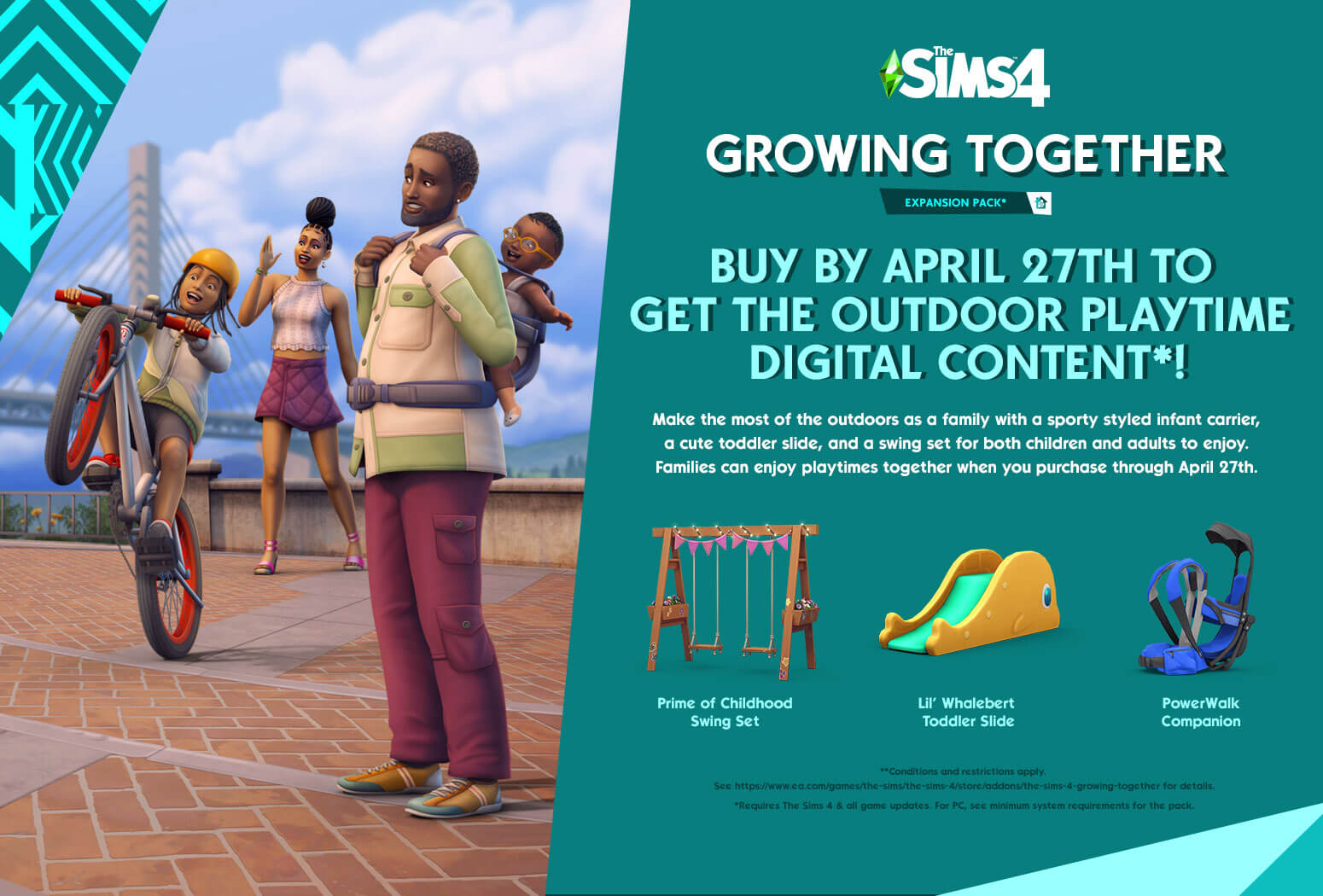 Pre-Order The Sims™ 4 Growing Together - Epic Games Store