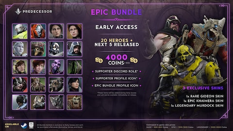 Predecessor: Epic Bundle próximamente - Epic Games Store