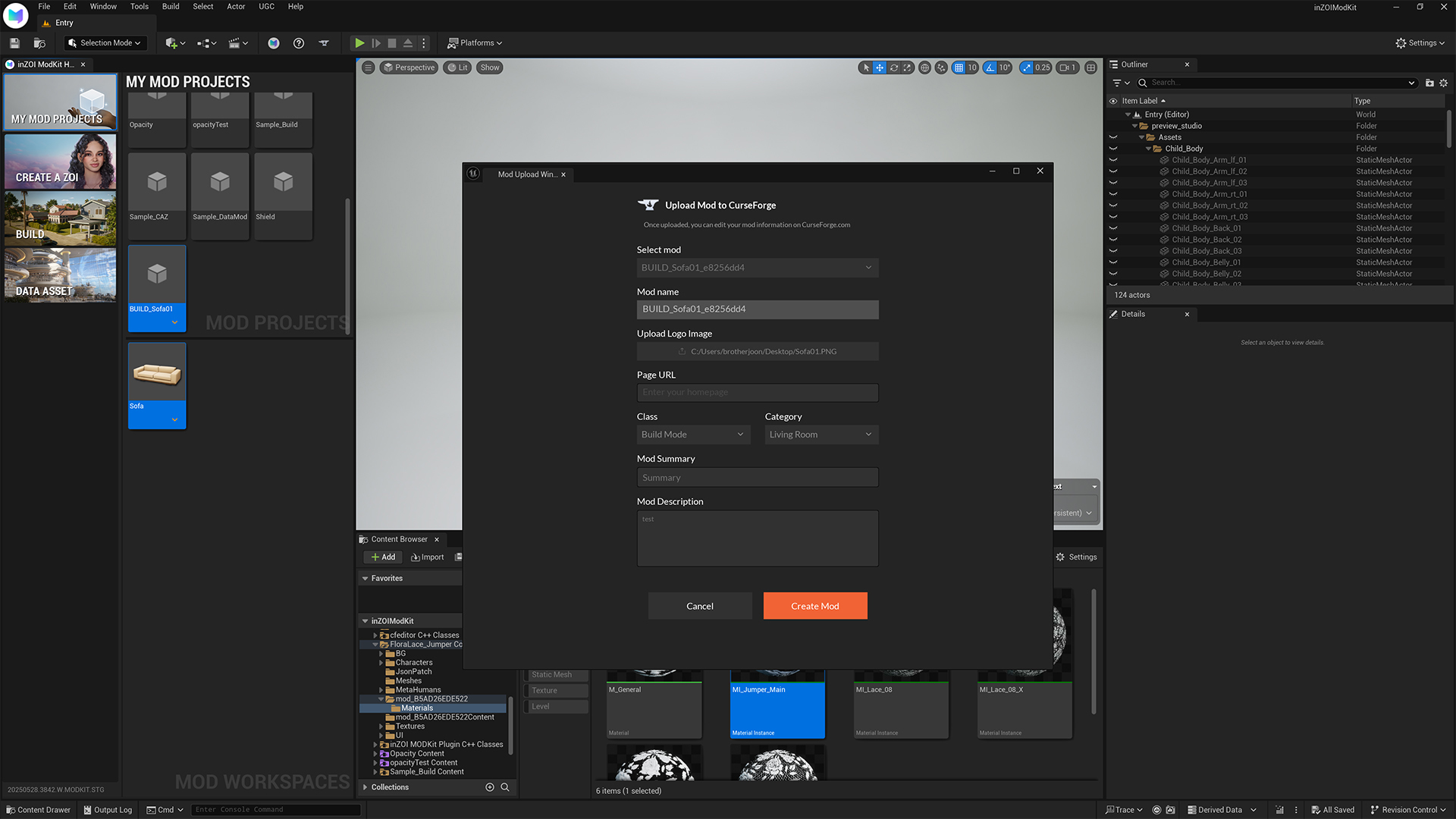 inZOI ModKit | Pobranie za darmo — Epic Games Store