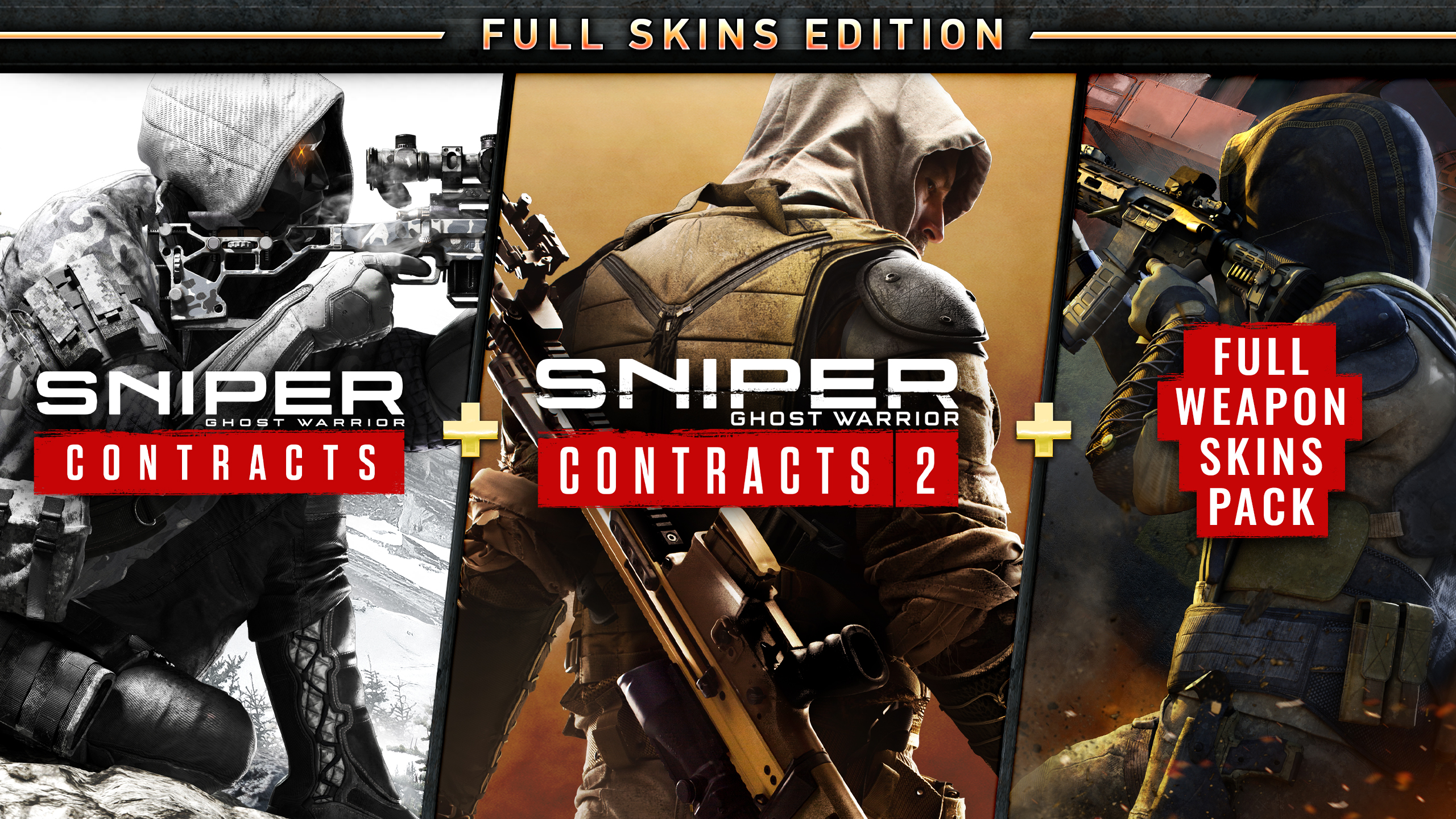 Sniper Ghost Warrior Contracts series - Full Skins Edition