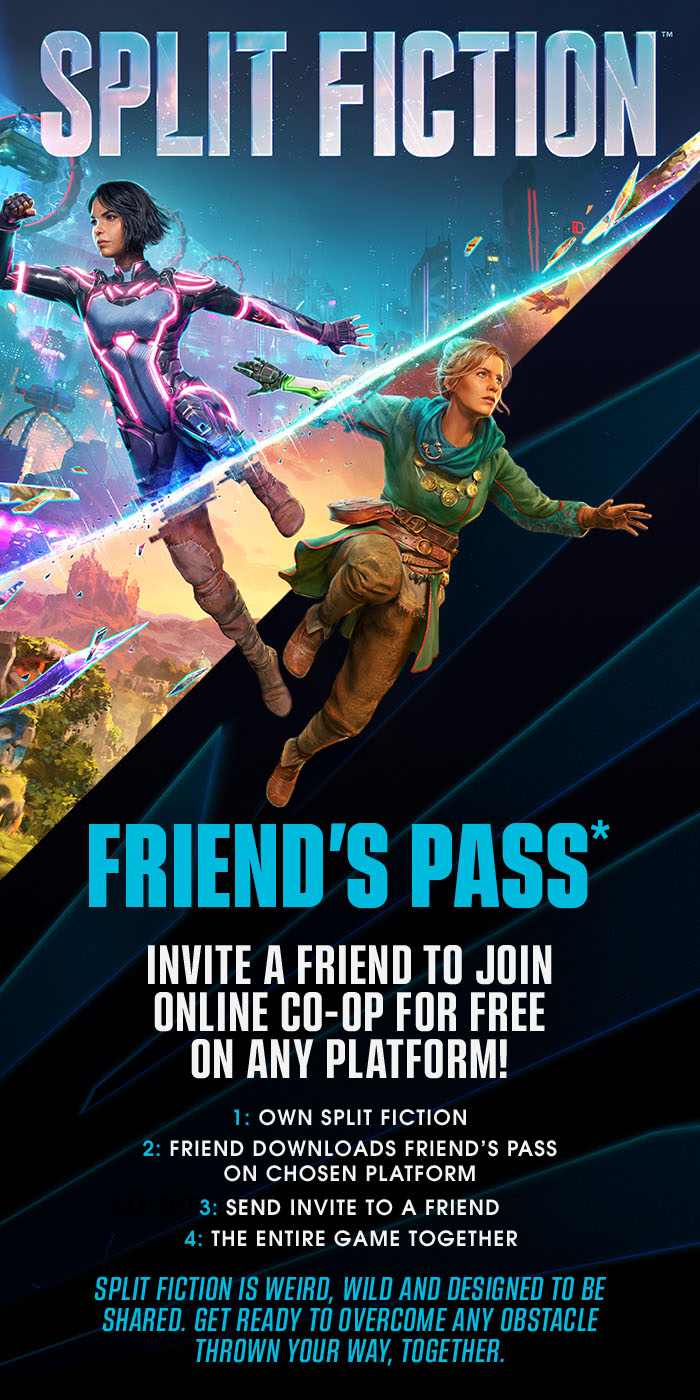 Transfere Split Fiction - Friend's Pass (Passe de Amigo) hoje – Epic ...