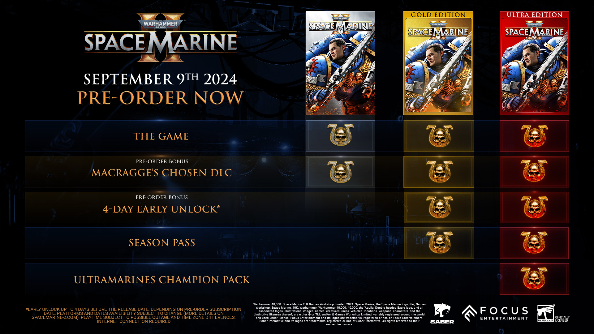 Pre-Purchase & Pre-Order Warhammer 40,000: Space Marine 2 - Epic Games ...
