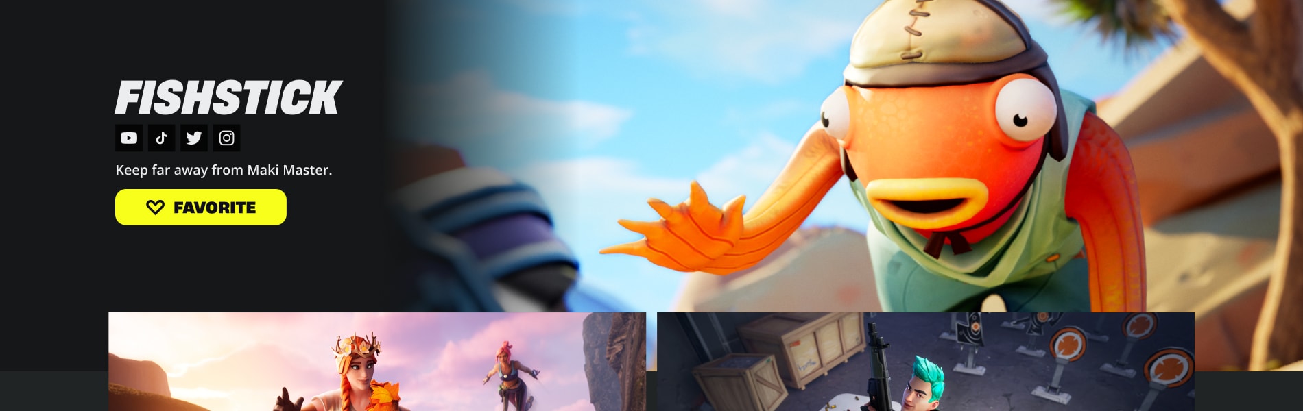 Creator Pages Now Available on Fortnite.com