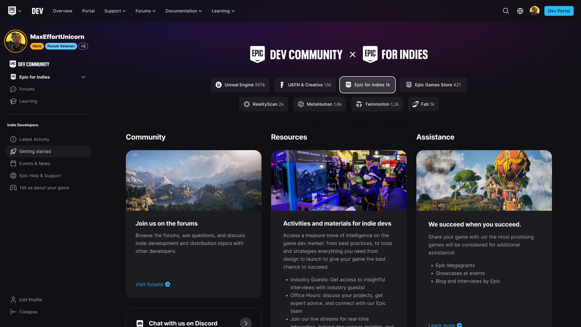 Epic For Indies Now On The Epic Developer Community Unreal Engine