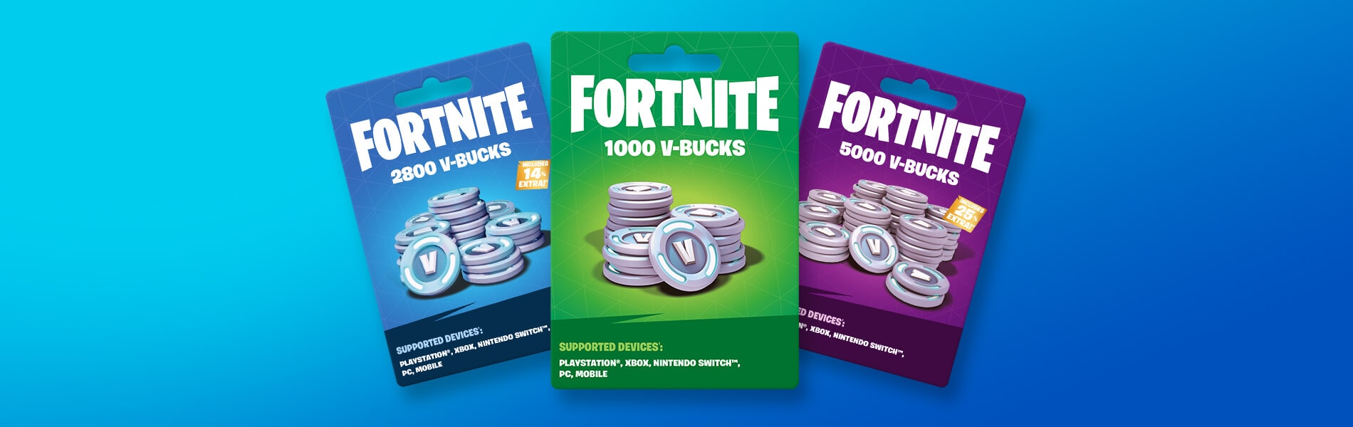 Fortnite V-Bucks Cards Coming to Retailers Soon