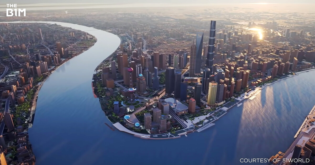 51World creates digital twin of the entire city of Shanghai - Unreal Engine