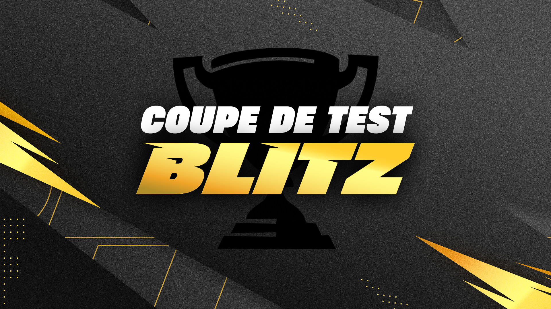 Compétitions de Fortnite - Coupe de test Blitz