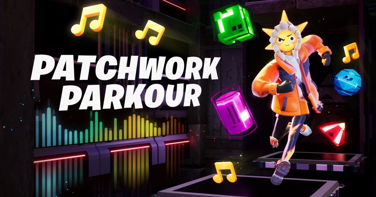 Comment Look North World a créé le jeu rythmique "Patchwork Parkour" dans Fortnite