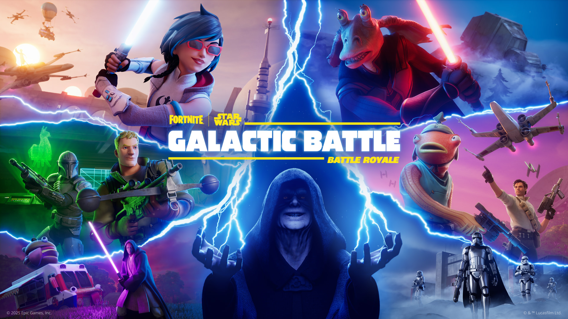 Spielt die Fortnite BR Star Wars-Saison: GALACTIC BATTLE!