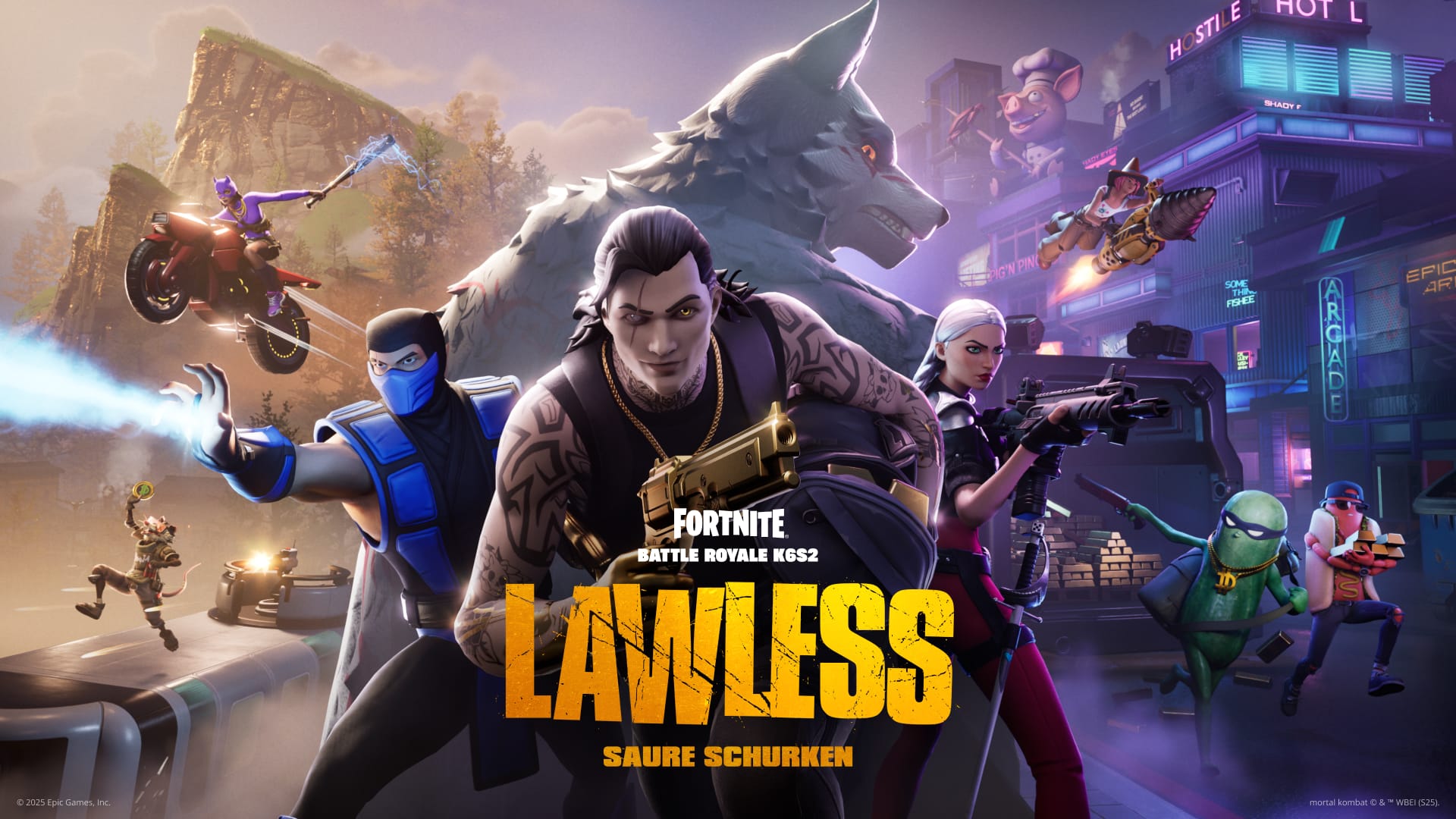Sorgt für Chaos in Fortnite BR Kapitel 6 – Saison 2: LAWLESS!