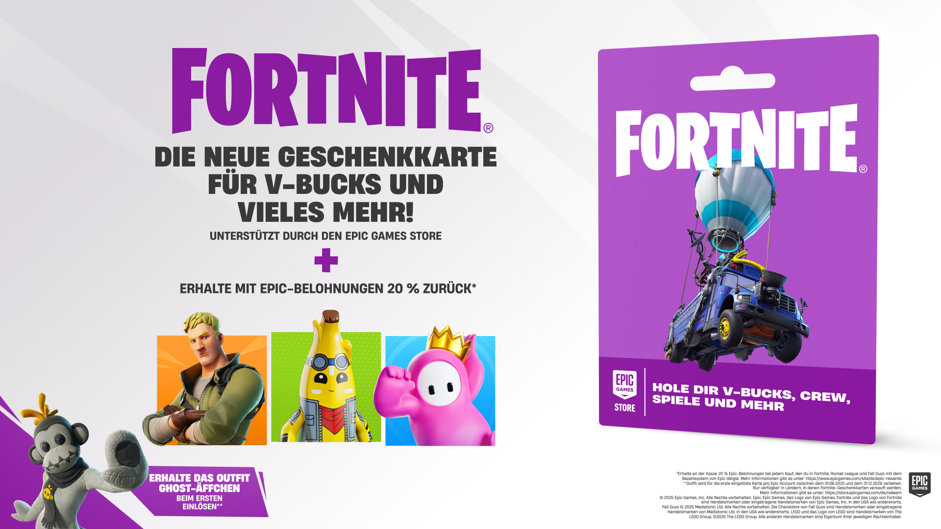 Fortnite-Geschenkkarten: Eine neue Möglichkeit, V-Bucks und mehr zu kaufen!