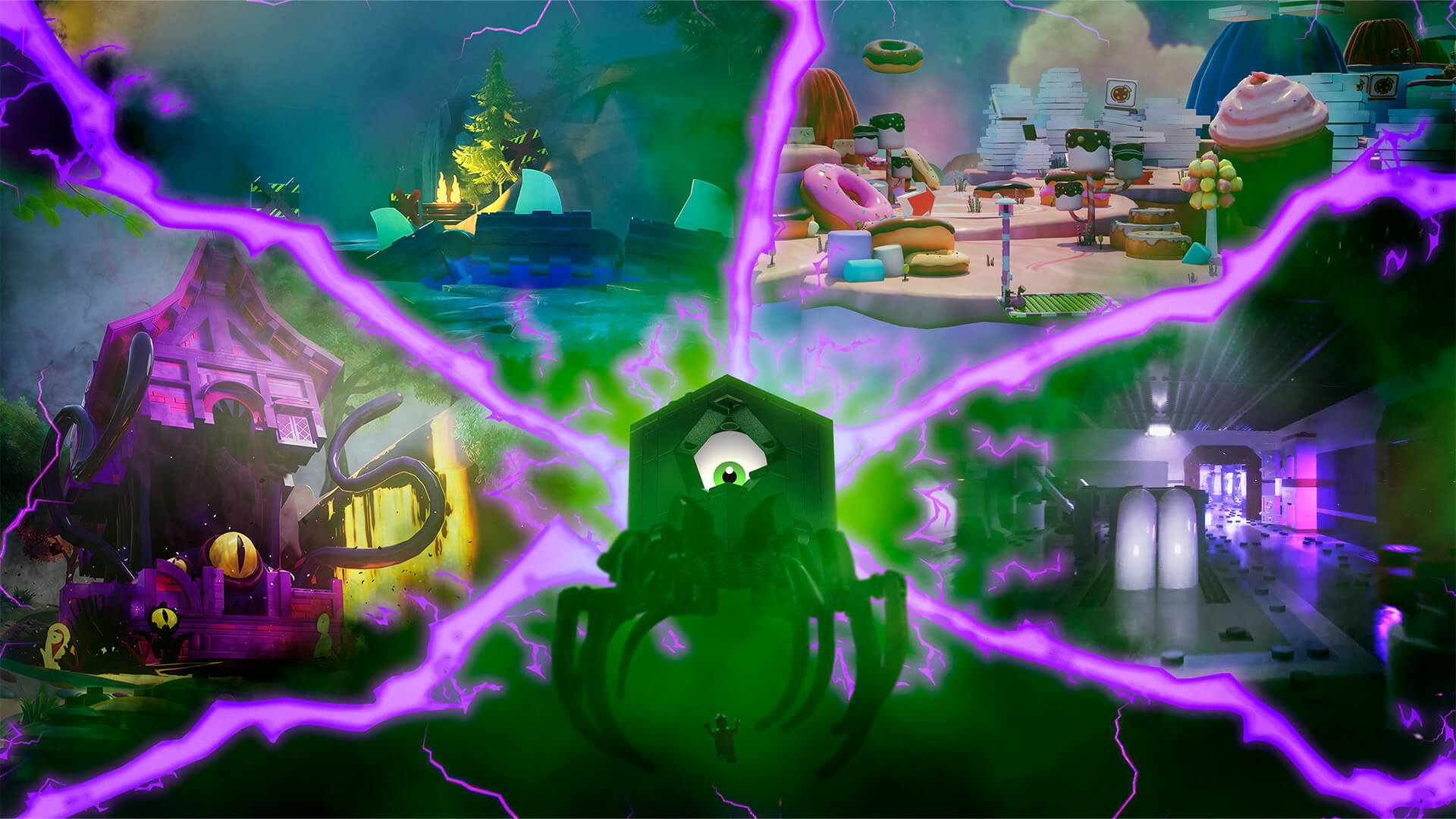 Desvende um Mistério no Fortnite com Quatro Novas Ilhas LEGO!