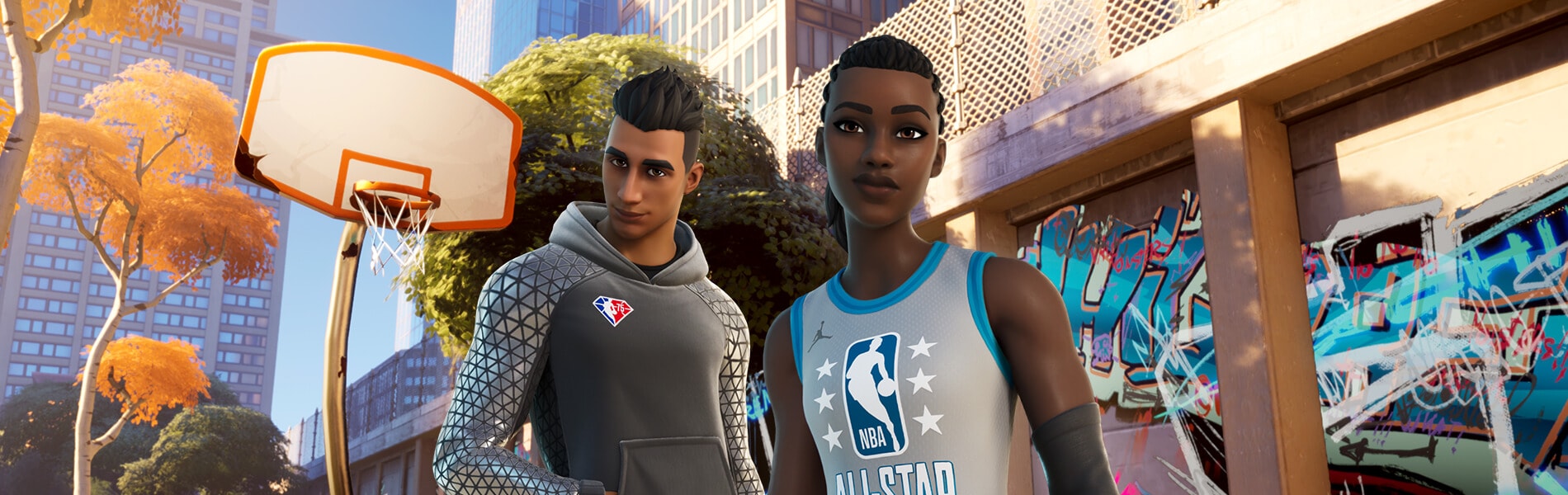 Vote for a Future NBA Emote in Fortnite in the NBA 75 All-Star Hub!