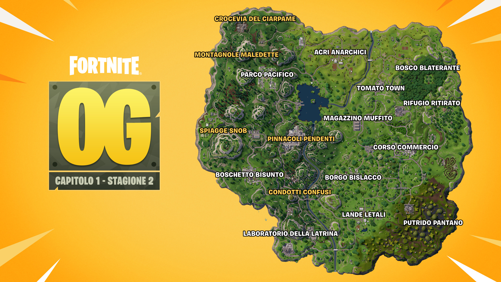 Scatenati tra i Pinnacoli nel Capitolo 1 - Stagione 2 di Fortnite OG!