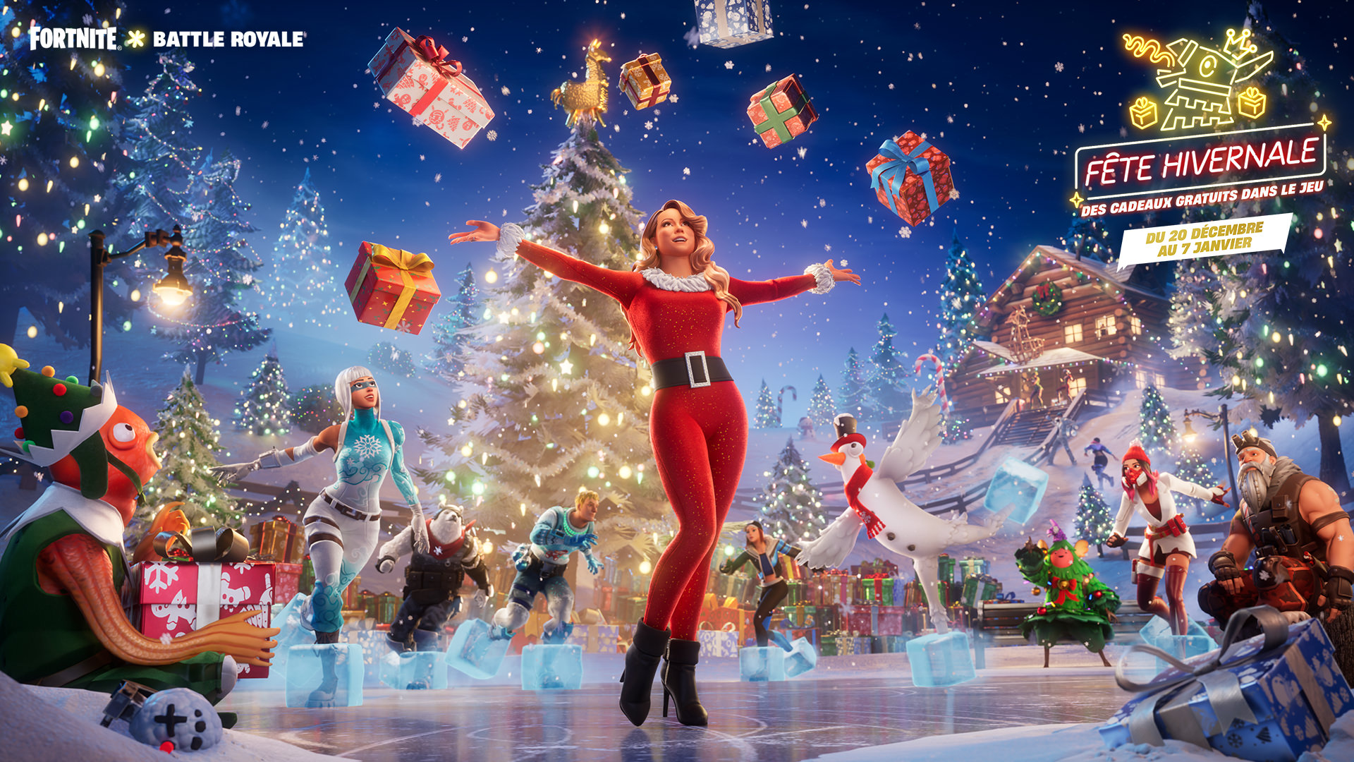 Déballez vos cadeaux dans le chalet de la Fête hivernale de Fortnite BR