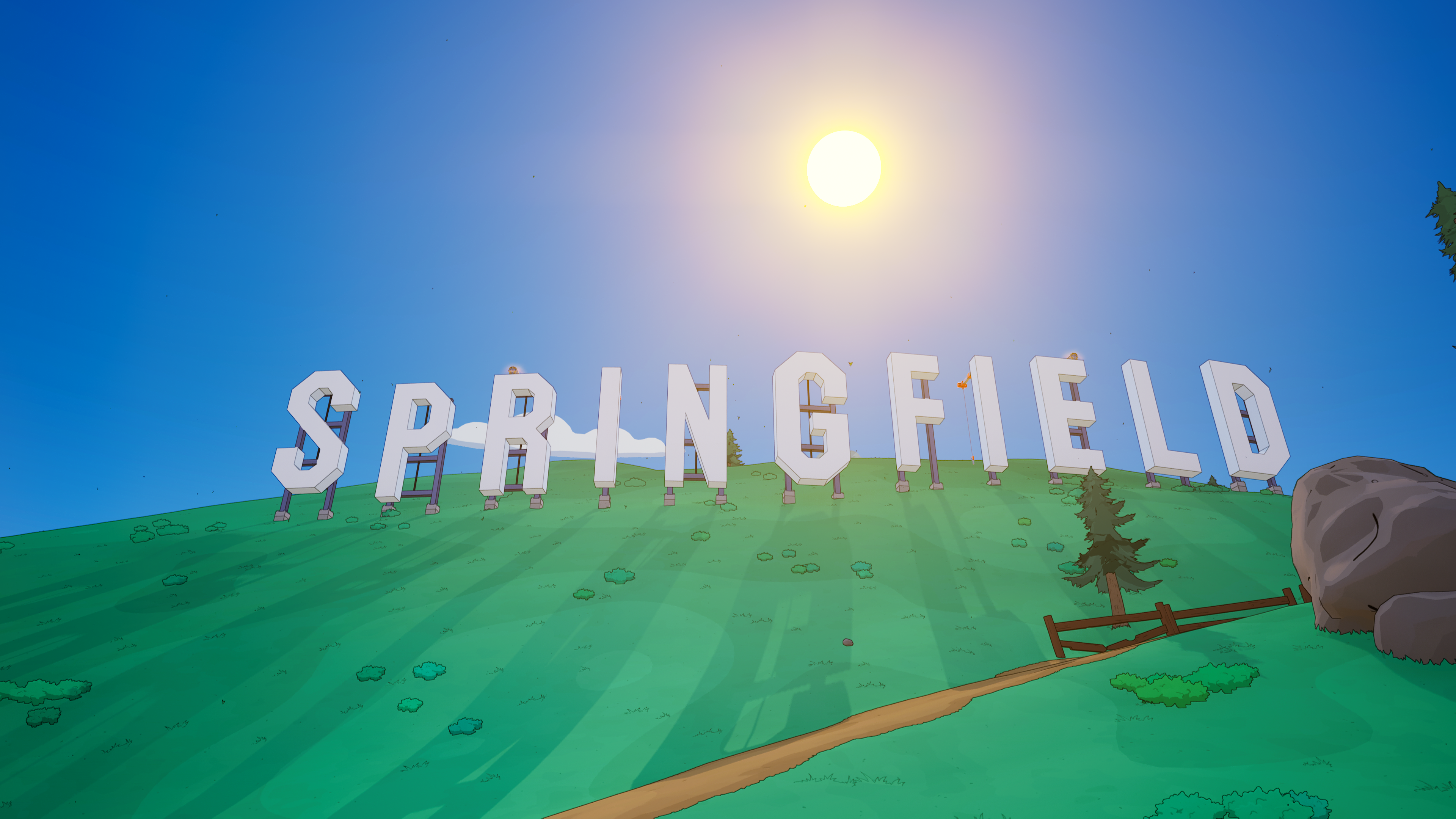 Explore iconic landmarks and secrets inspired by The Simpsons in our ...