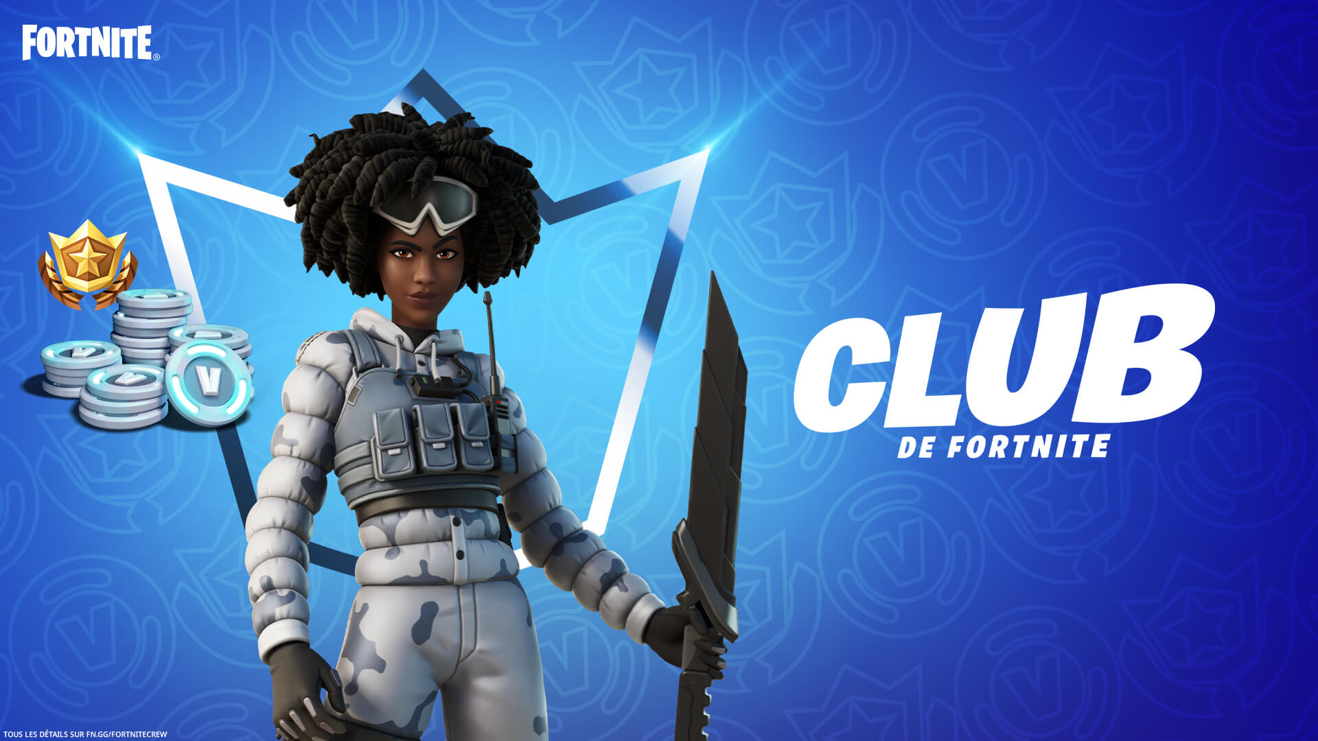 Slone des neiges brave le froid dans le pack du Club de janvier de Fortnite