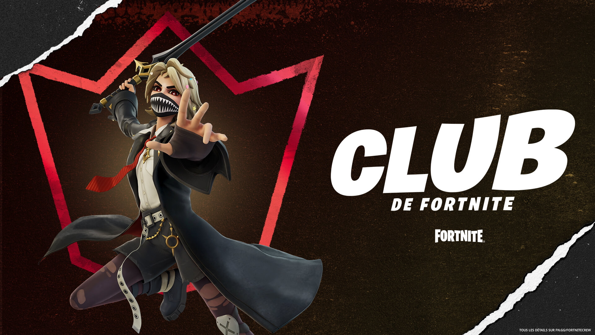 Joni l'écarlate part en chasse dans le pack du Club de Fortnite de décembre