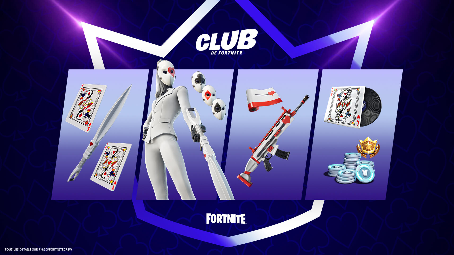 Griffe rouge laisse sa marque sur le pack du Club de Fortnite d'octobre