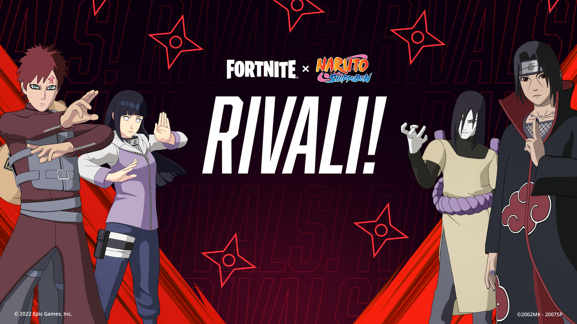 I rivali di Naruto si uniscono alla Squadra 7 in Fortnite