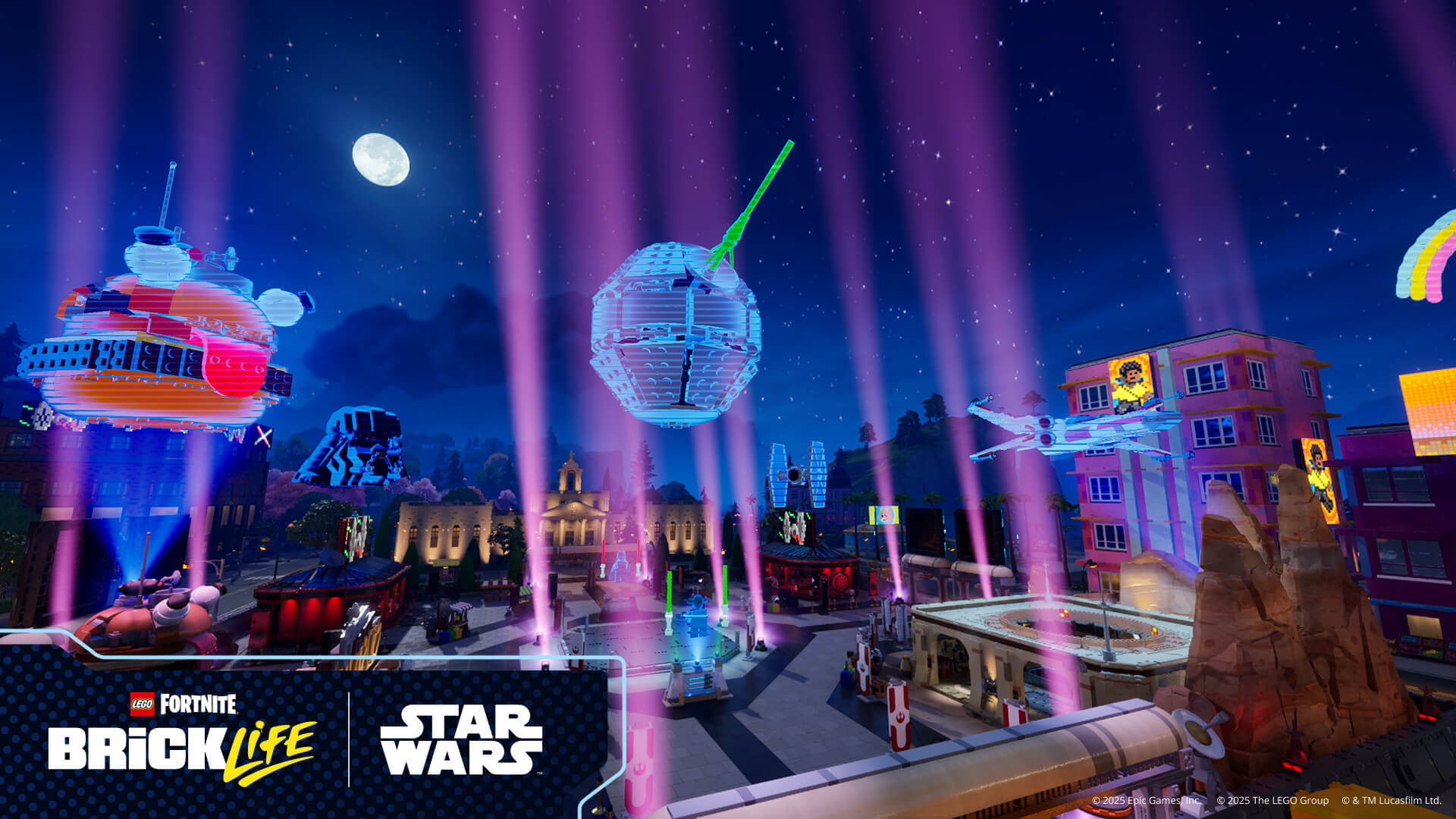 В LEGO Fortnite Brick Life и Odyssey начинаются звёздные войны!